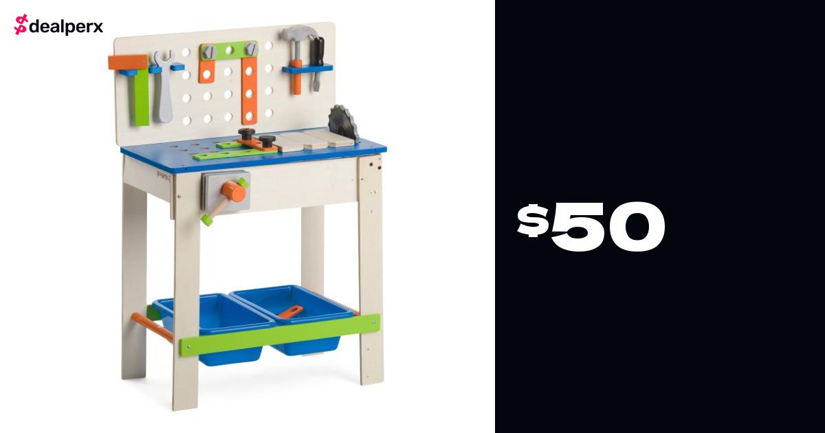 Sale on KidKraft Deluxe Workbench with Tools