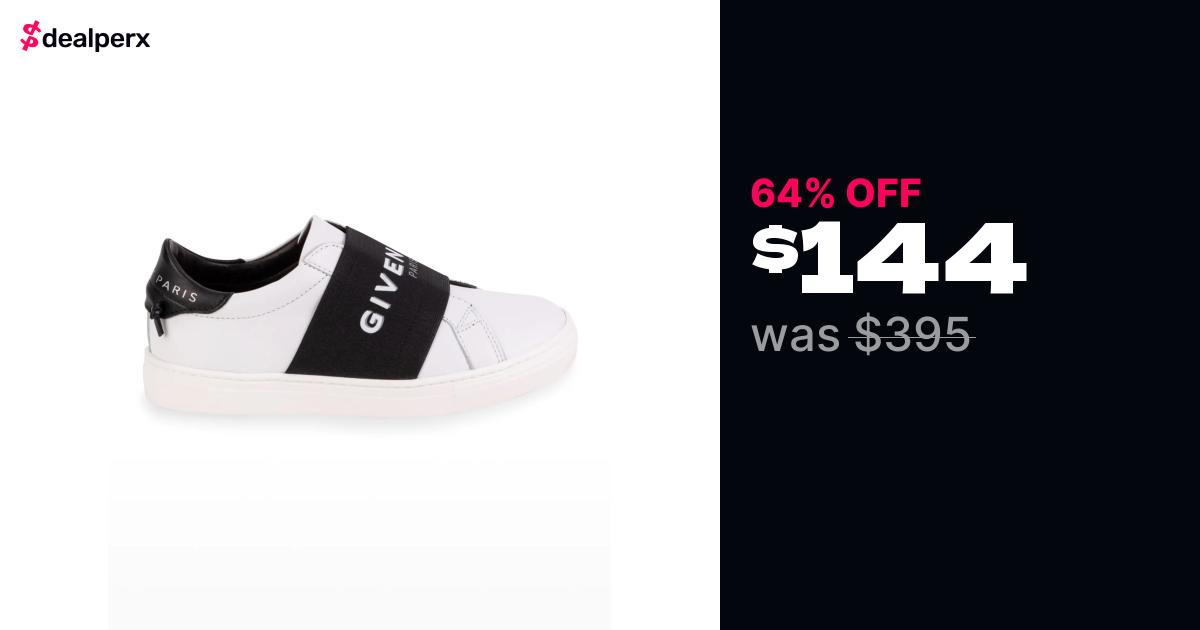 Sale on Givenchy Kid's Mini Me Logo Low-top Sneakers, Toddler/kids