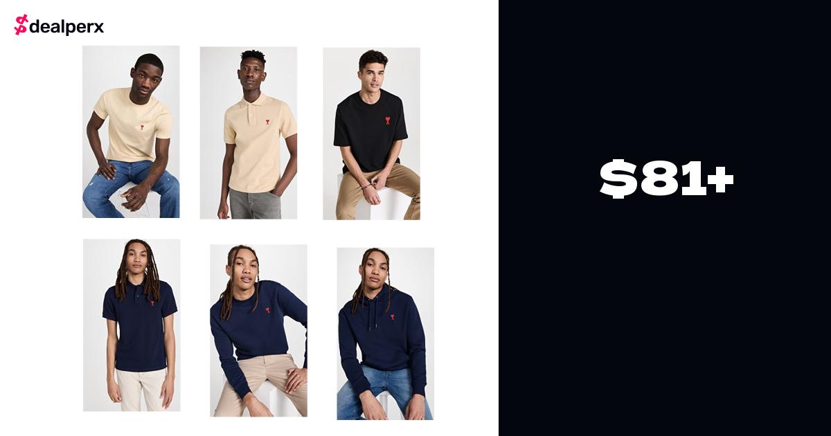 Sale on AMI Mens Ami 40% off Sale