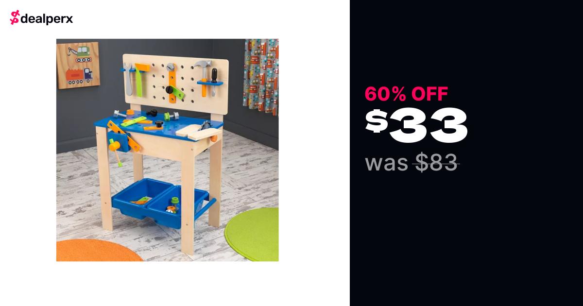 Sale on KidKraft Kidkraft Deluxe Workbench with Tools Play Set