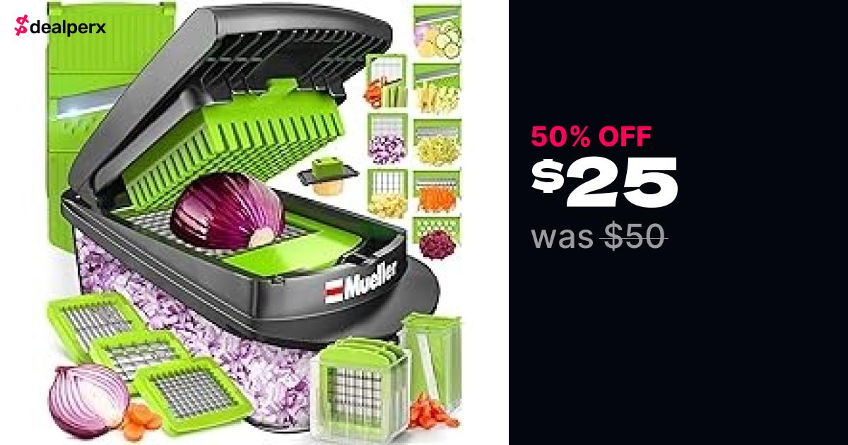 Mueller Pro-series 10-in-1, 8 Blade Vegetable Chopper, Onion Mincer ...