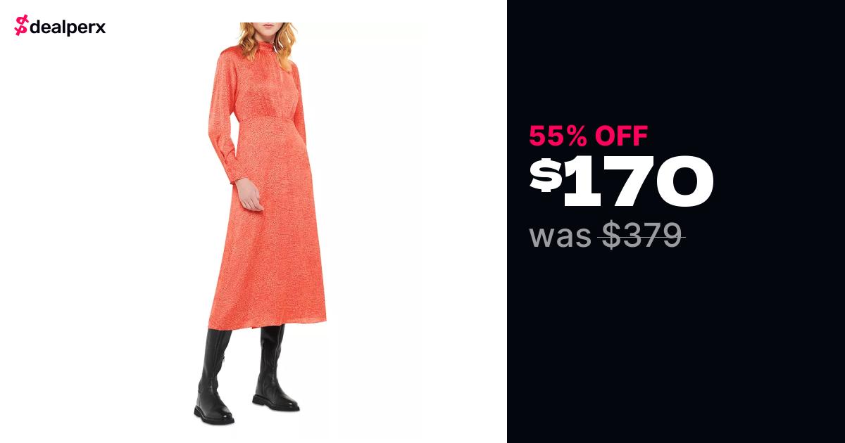 Sale on Whistles Pebble Spot Print Midi Dress