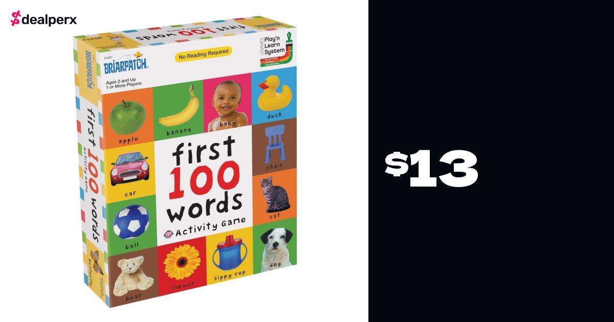 First 100 Words Activity Game - Dealperx
