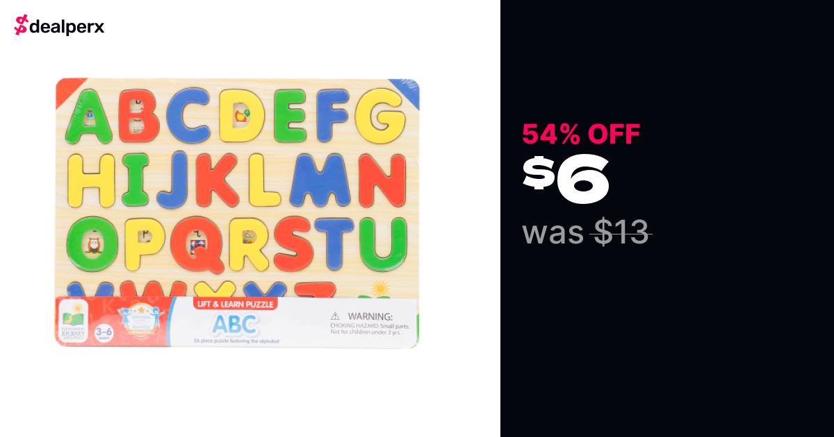 Sale on LEARNING JOURNEY Lift and Learn Abc Puzzle