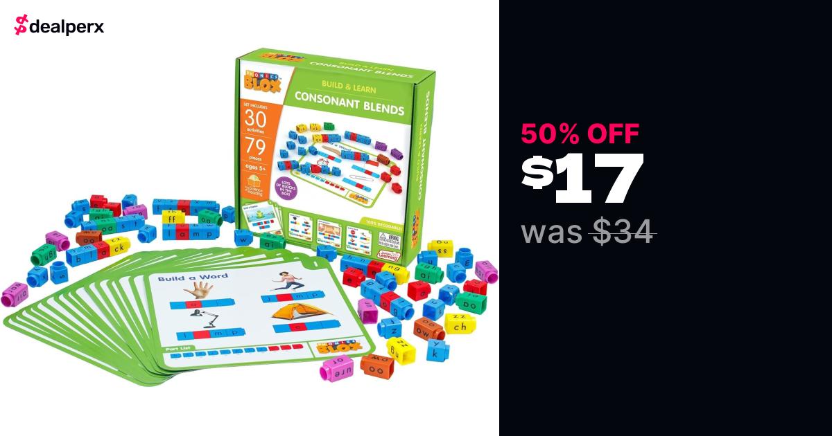 Junior Learning: Rainbow Phonics Blox: Consonant Blends - Phase 4 ...