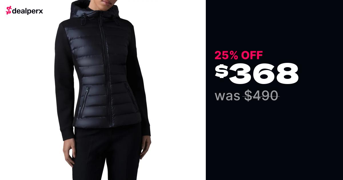 Sale on Mackage Della Mixed Media Down Puffer Jacket