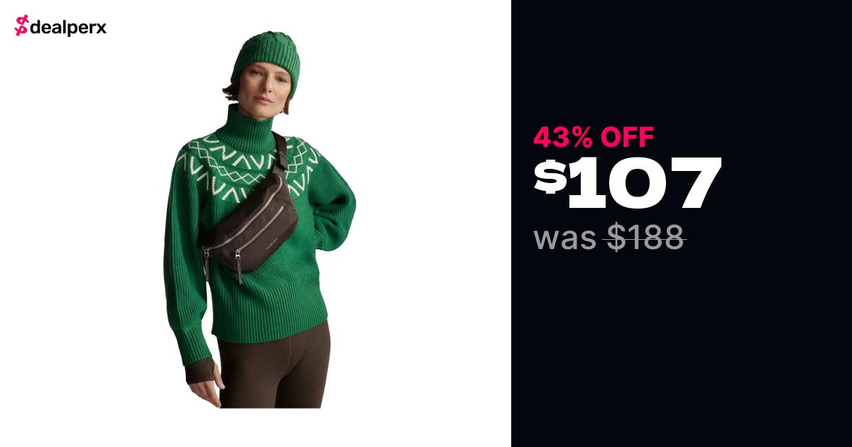 Sale on Varley Marcie Fair Isle Mock Neck Sweater