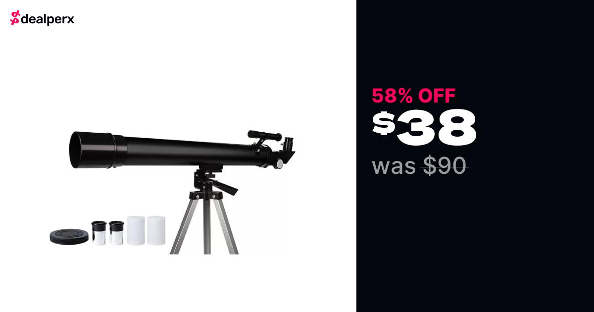Sale on Brookstone Brookstone 50x/100x Refractor Telescope