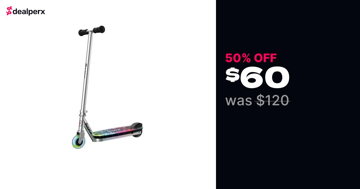 Sale on RAZOR Razor Color Rave Electric Scooter - Black