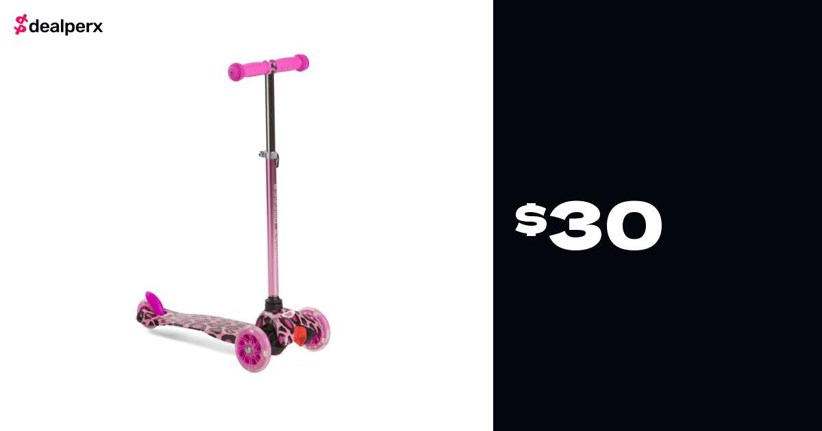 Sale on RUGGED RACERS Mini Deluxe 3-wheel Kick Scooter With Led And ...