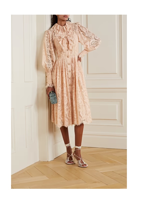 Sale on Zimmermann Kaleidescope Crystal-embellished Ruffled Cotton ...