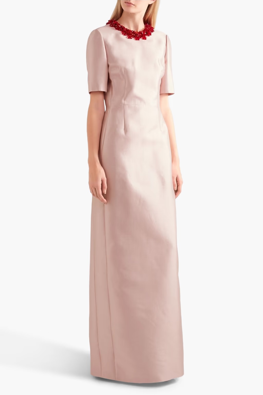 Sale on Prada Embellished Wool and Silk-blend Gown