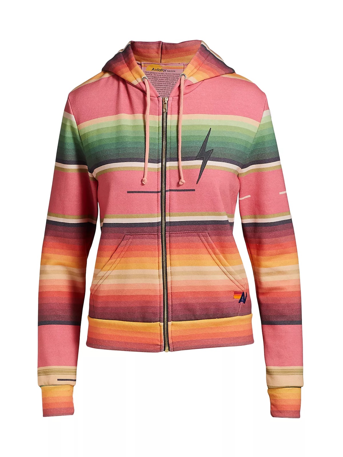 Sale on Aviator Nation Serape Bolt Stitch Hoodie